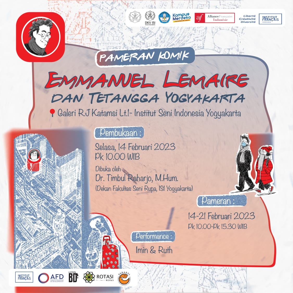 PAMERAN KOMIK: EMMANUEL LEMAIRE DAN TETANGGA YOGYAKARTA - ISIJOGJA ...